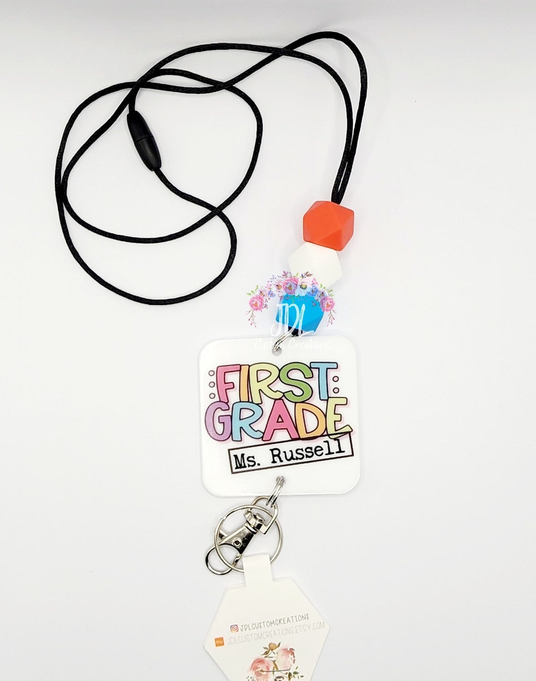 Grade Teacher Lanyard - 1st Through 5th Grade Lanyard - Trendy Lanyard ...