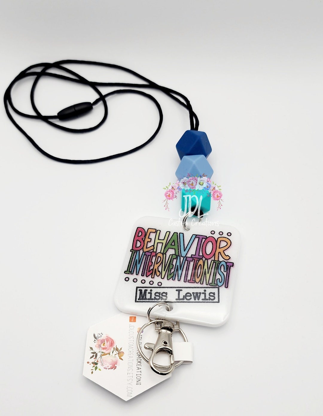 Behavior Interventionist Lanyard Teacher Behavior Lanyard - Etsy