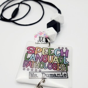 Speech Language Pathologist Lanyard SLP Lanyard Cute SLP Lanyard Trendy ...