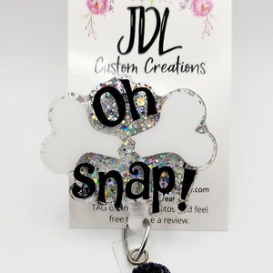 Oh Snap Badge Reel - Orthopedics Badge Holder Surgical Badge Reel ...