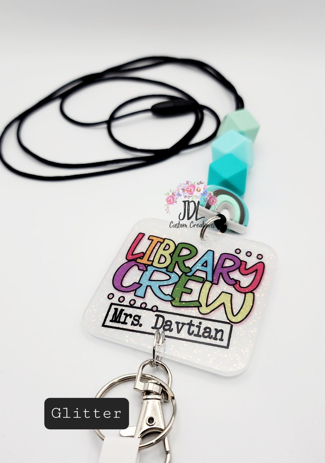 Library Crew Lanyard - Library Lanyard - School Library Crew Lanyard ...