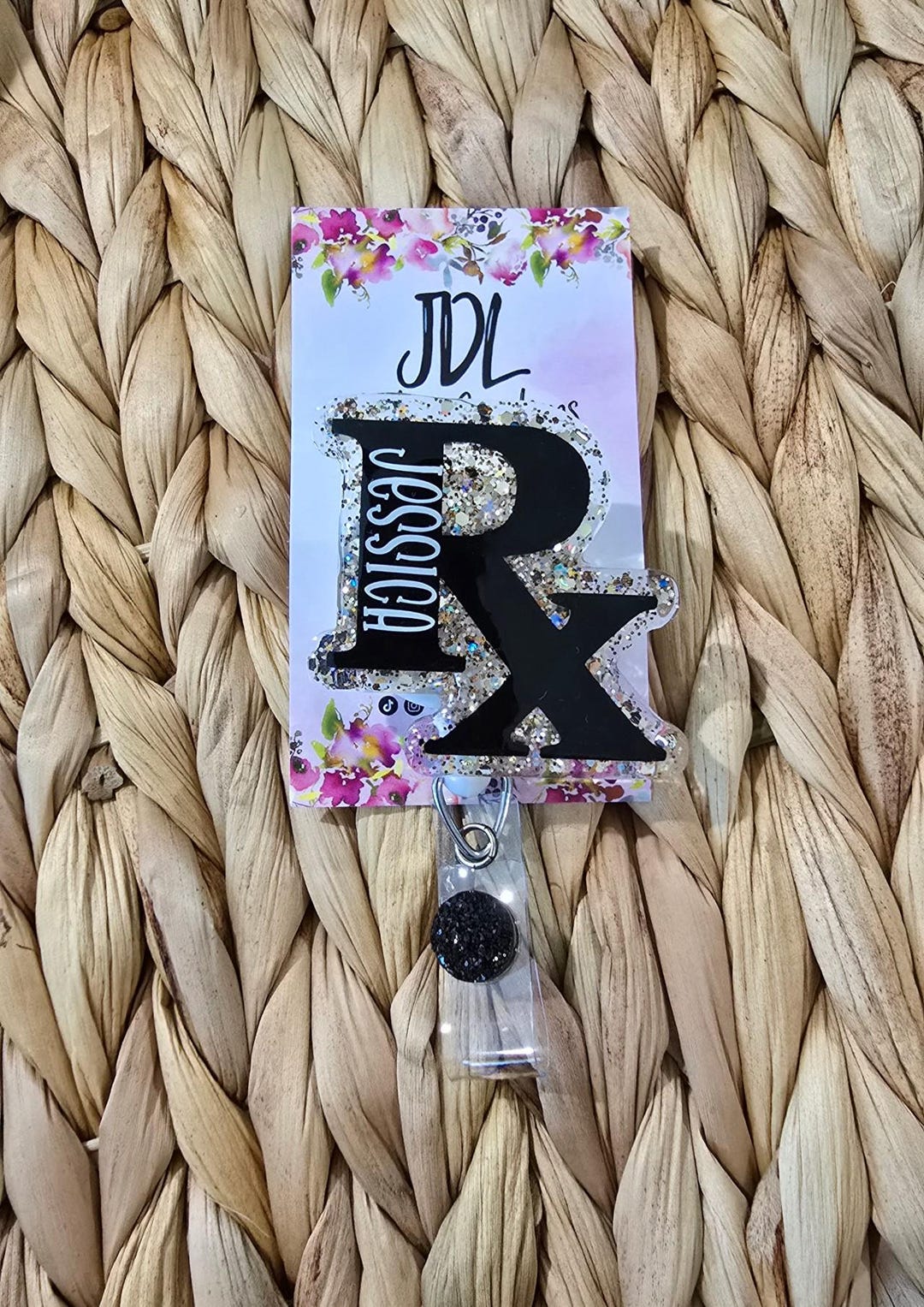 RX Acrylic Badge Reel: Pharmacy Tech, Nurse Gift - Etsy