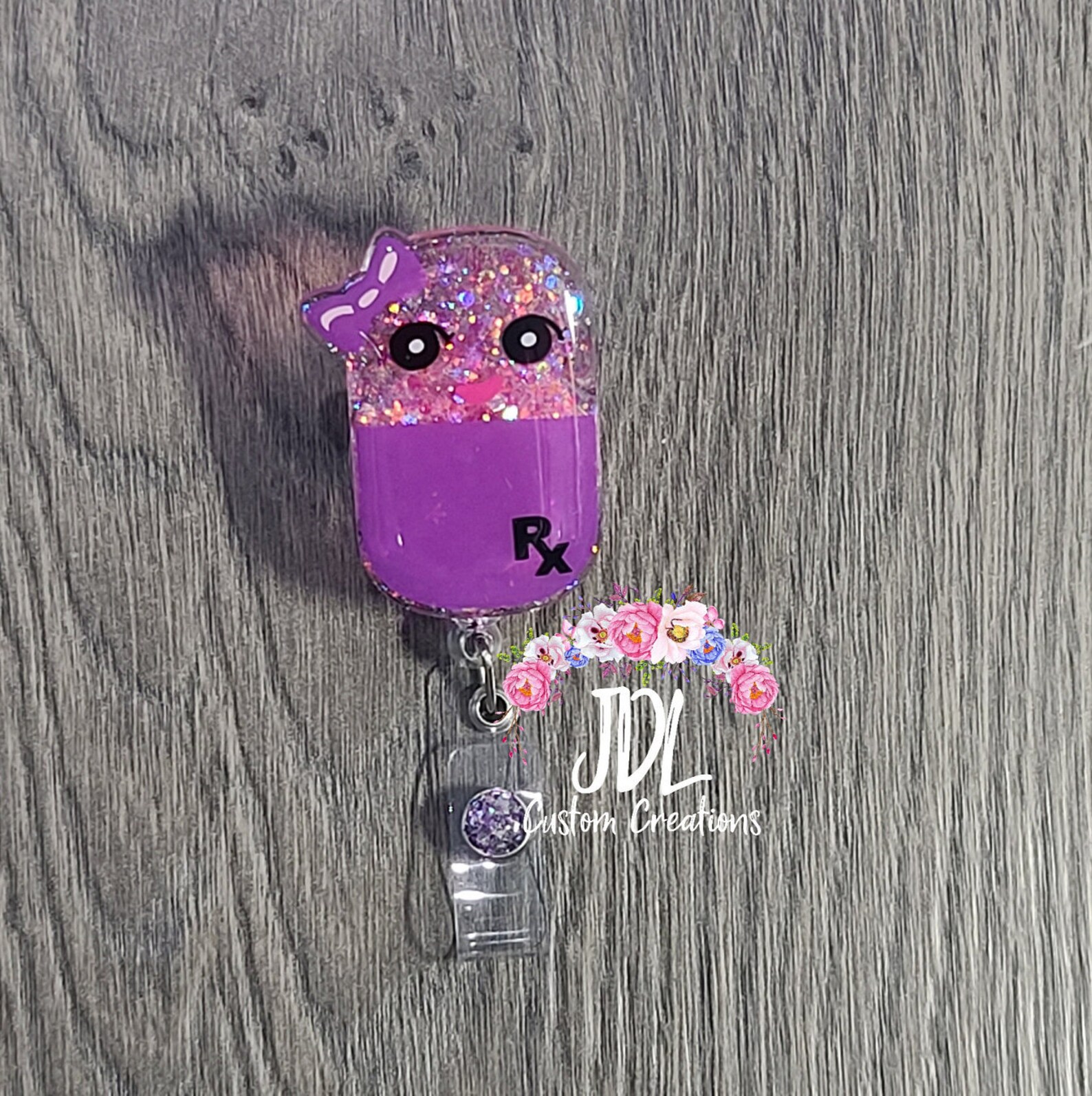 Pill Badge Reel RX Badge Reel Medicine Badge Reel RX Id | Etsy