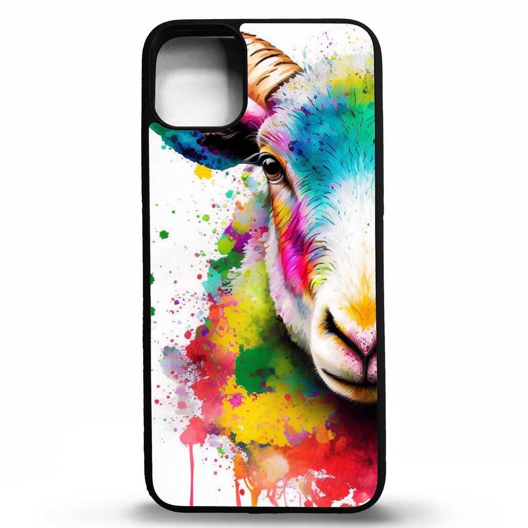 Sheep Lamb Colourful Paint Drip Splatter Print Pattern Graphic - Etsy