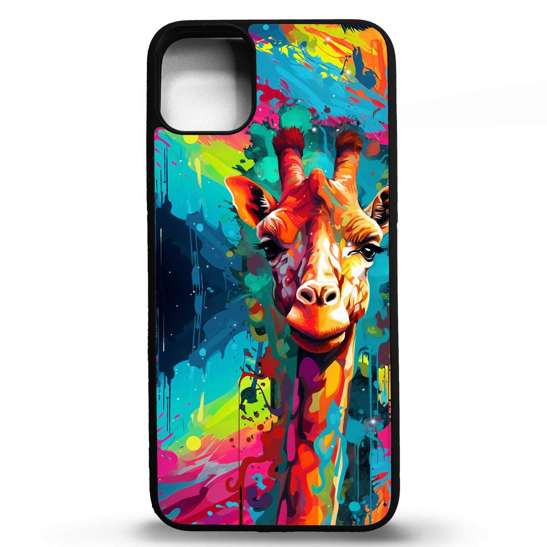 Giraffe Paint Splatter Drip Animal Pattern Pop Art Graphic Art - Etsy