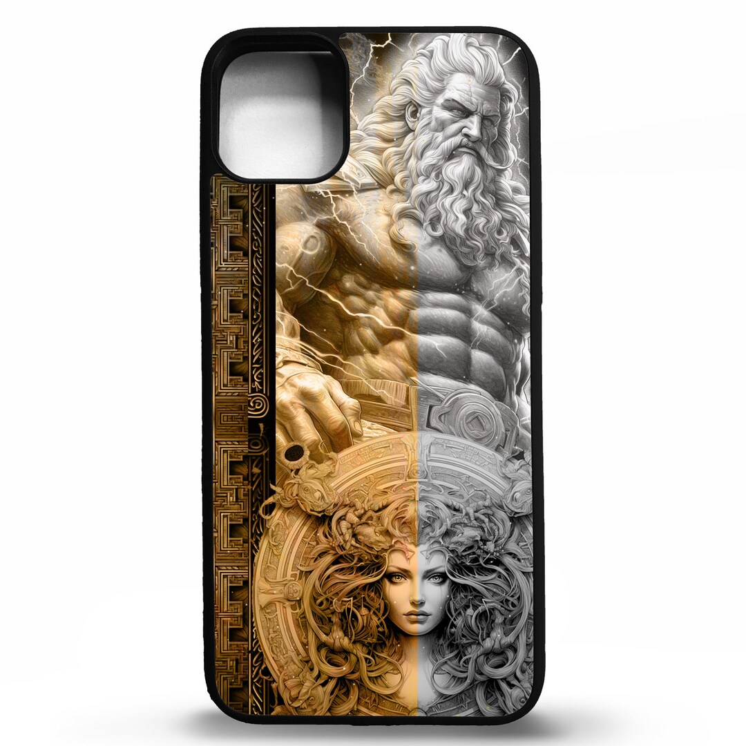 Zeus Medusa Greek God Shield Ancient Greece Mythology Art - Etsy