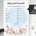 Word Scramble Game Under the Sea Baby Shower Games, Girl Nautical Baby ...