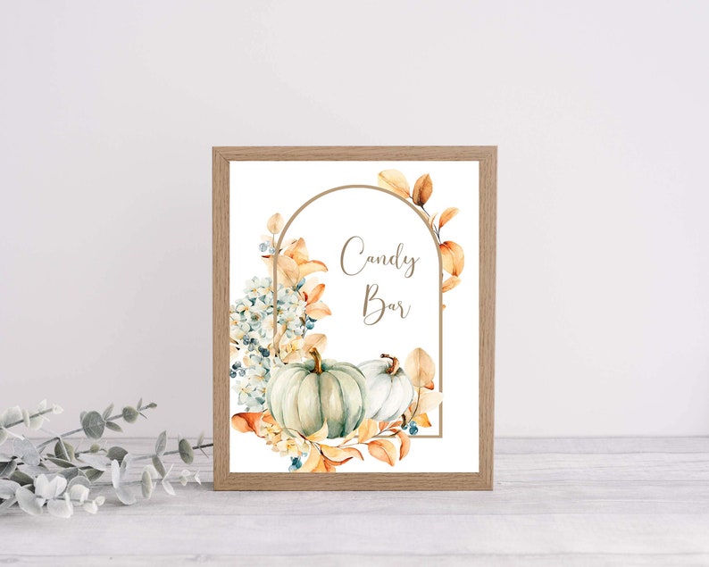 Diaper Raffle Sign Fall Baby Shower Decor PRINTABLE Autumn - Etsy