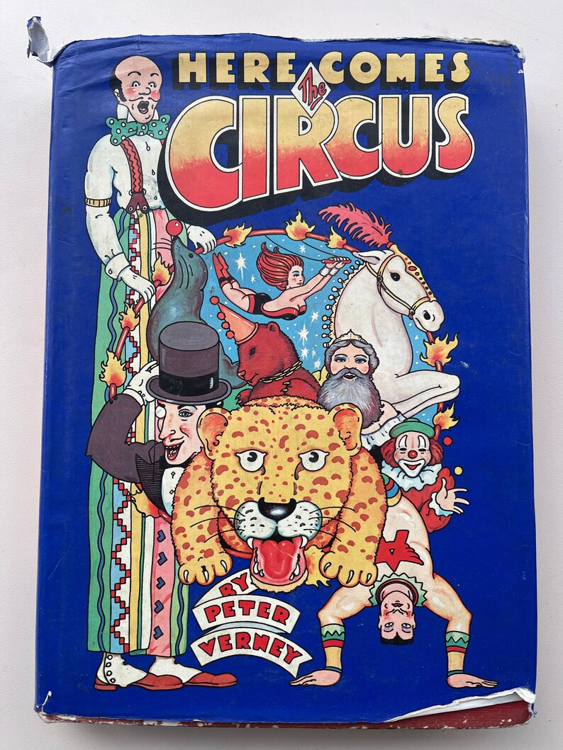 Vintage 1978 Here Comes the Circus Book by Peter Verney - Etsy