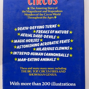 Vintage 1978 Here Comes the Circus Book by Peter Verney - Etsy
