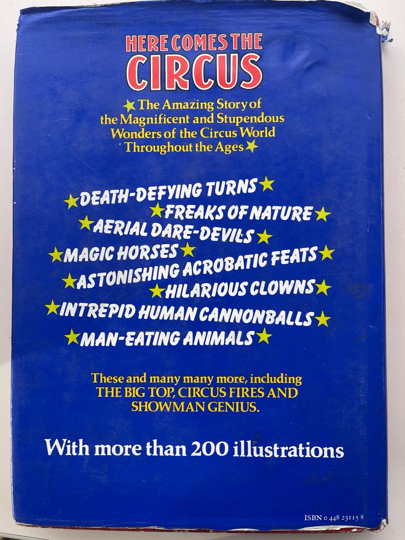 Vintage 1978 Here Comes the Circus Book by Peter Verney - Etsy