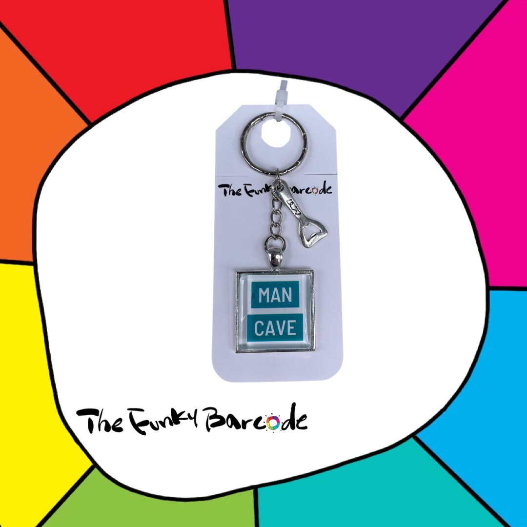 TFB MAN CAVE Keyring Shed Hideaway Beer Garden Games Gift - Etsy