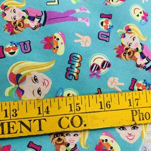2 Yards Jojo Siwa Rainbow Emoji Friends TTYL LOL OMG Jo Jo 44 Wide 100% ...