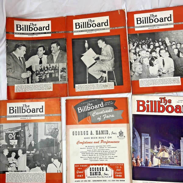 Vintage Billboard Magazine - Etsy