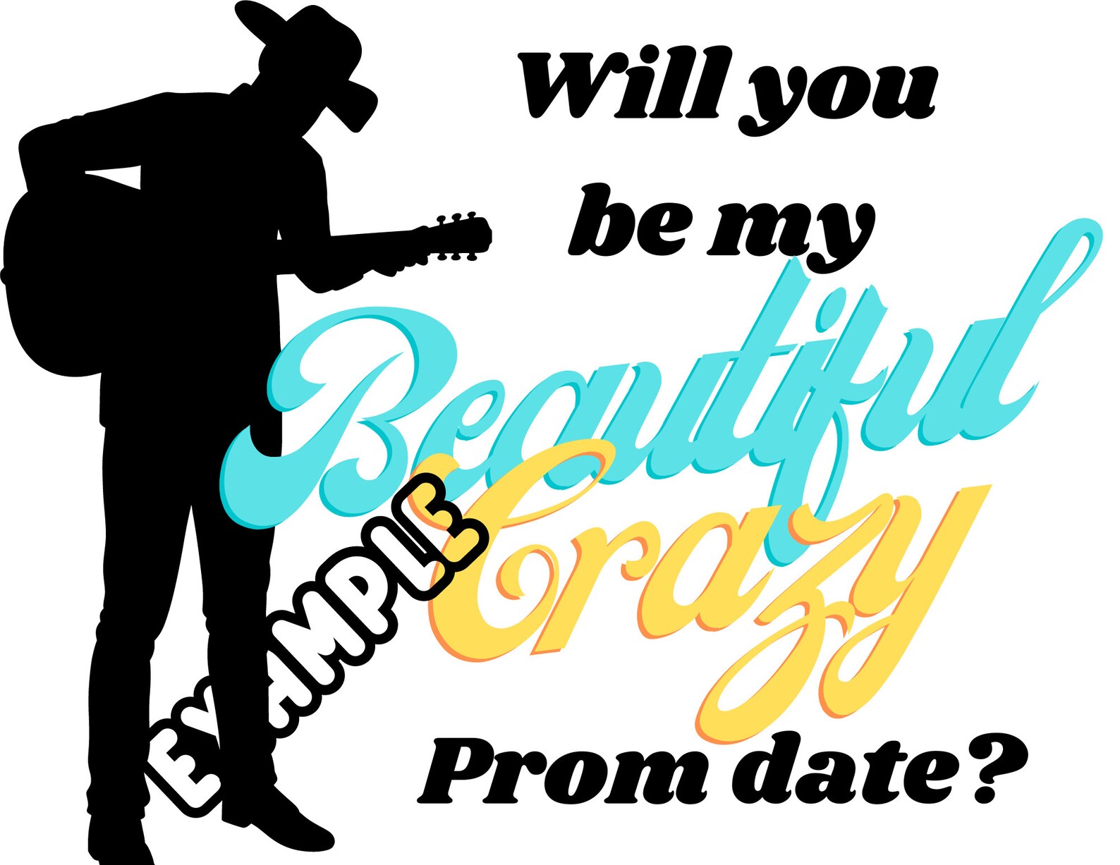 Beautiful Crazy Prom Promposal Proposal Printable Design - Etsy