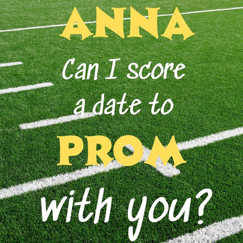 Soccer Homecoming Proposal - Etsy