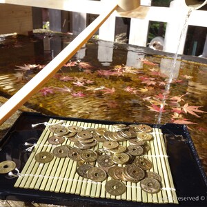 Japanese Five Yen C Random Years / Purified & Prayed at Shrine / Goen ...