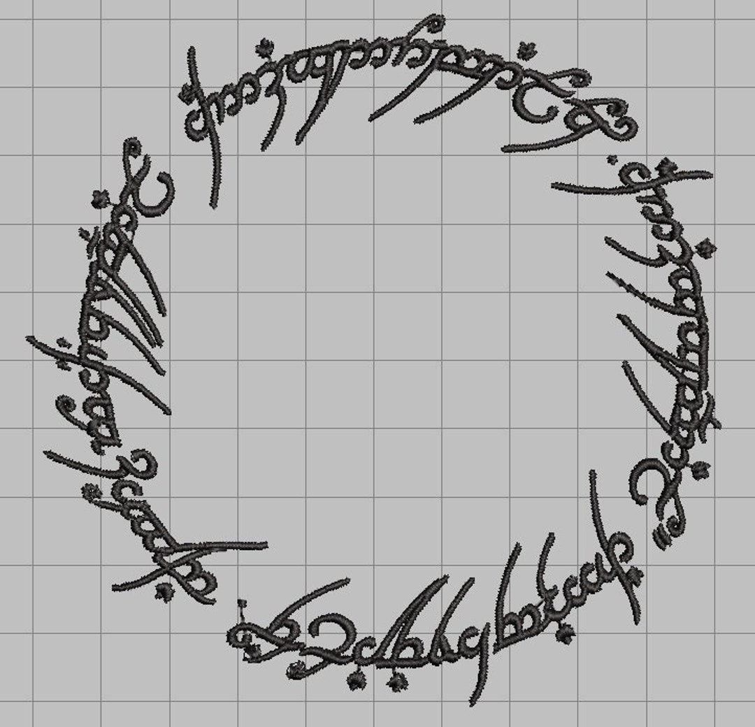 One Ring Script Small - Etsy