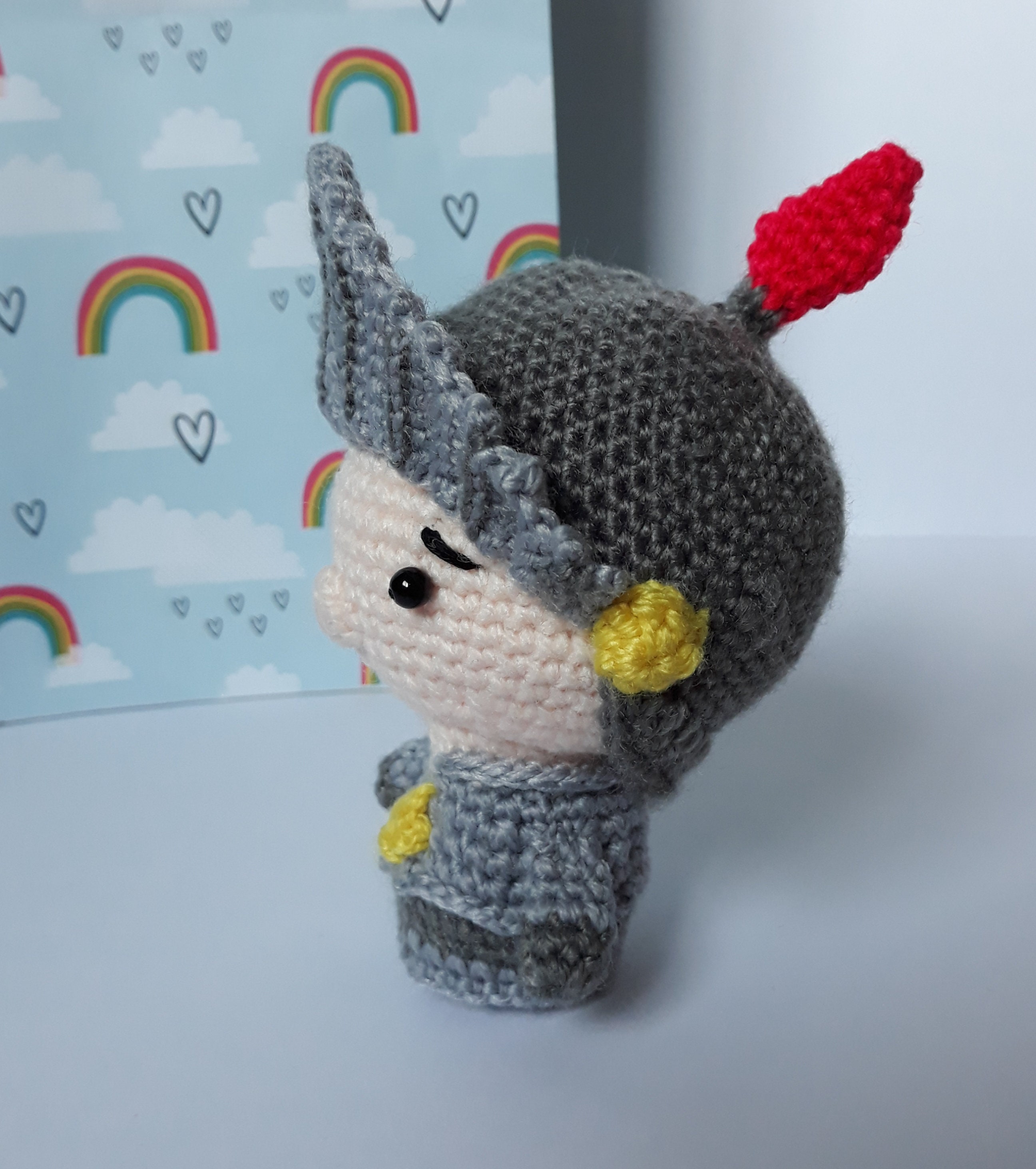 Crochet Knight / Amigurumi Knight / Crochet Kingdom / Little - Etsy