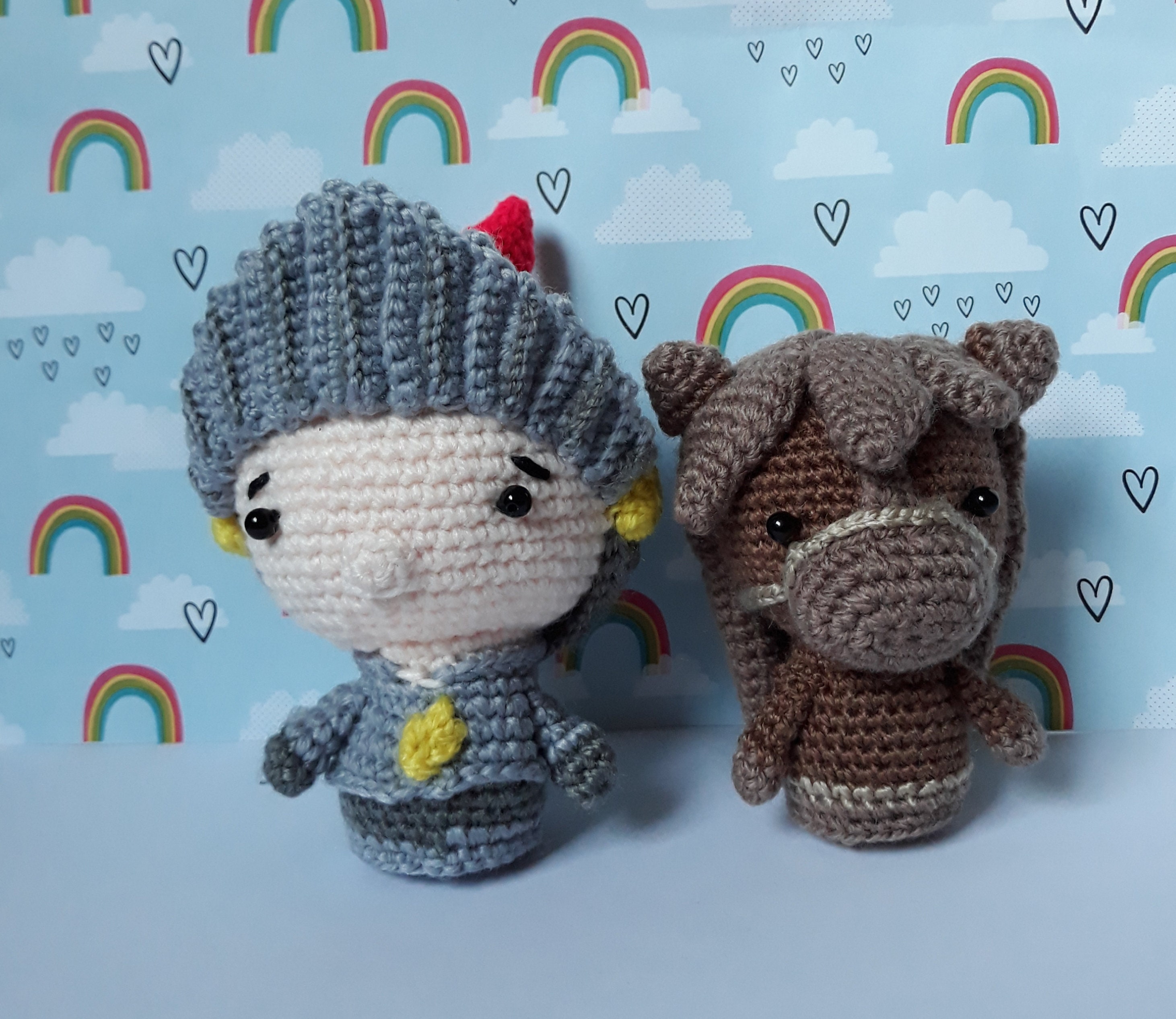 Crochet Knight / Amigurumi Knight / Crochet Kingdom / Little - Etsy