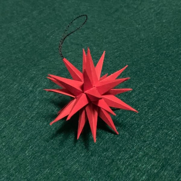 Paper Star Ornament - Etsy