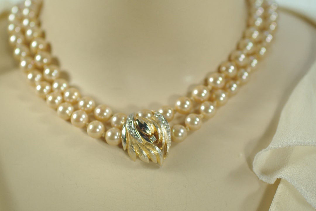 Vintage Marvella Simulated Pearl Earring Set, High End Marvella Pearl ...