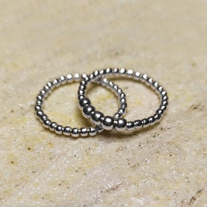 Layered Rings | 2 Rings | Silver Rings | Stacking Rings - Sterling ...