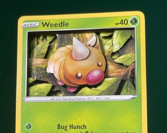 Weedle Card - Etsy