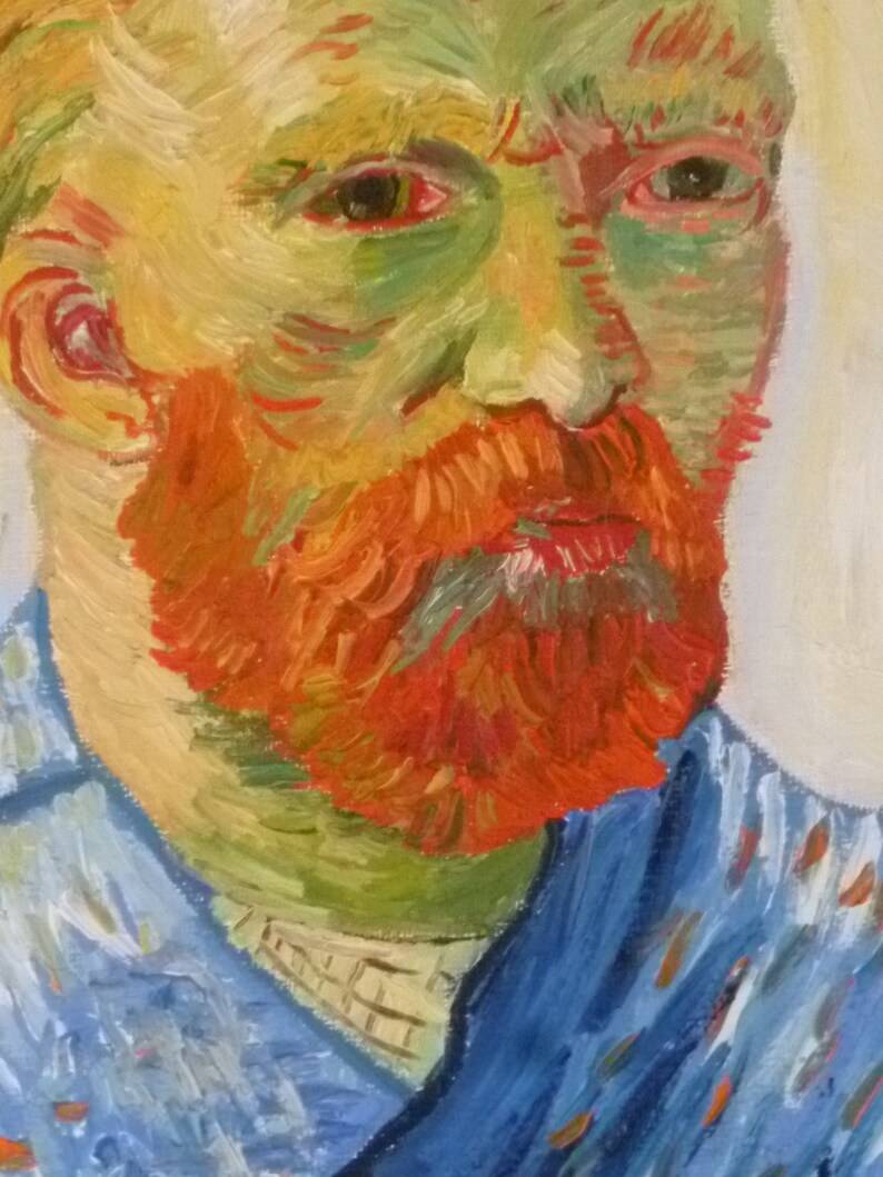 WONDERFUL: Vincent Van Gogh, Self Self-portrait From 1888, Oil on ...