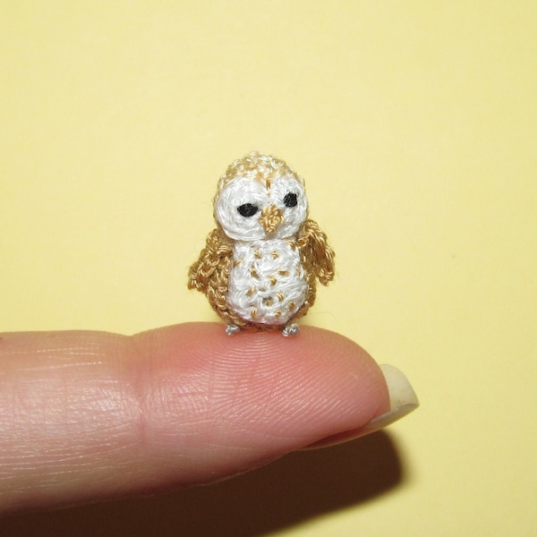 Mini Crochet Owl - Etsy