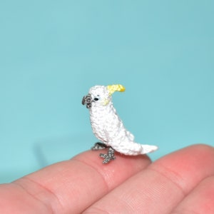 Miniature Cockatoo Parrot - Miniature Cockatoo Dollhouse Parrot ...