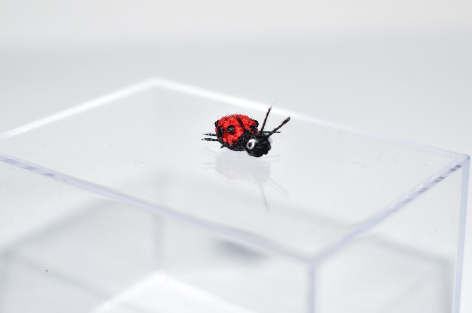 Miniature Ladybug Micro Ladybug Crochet Ladybug Miniature - Etsy