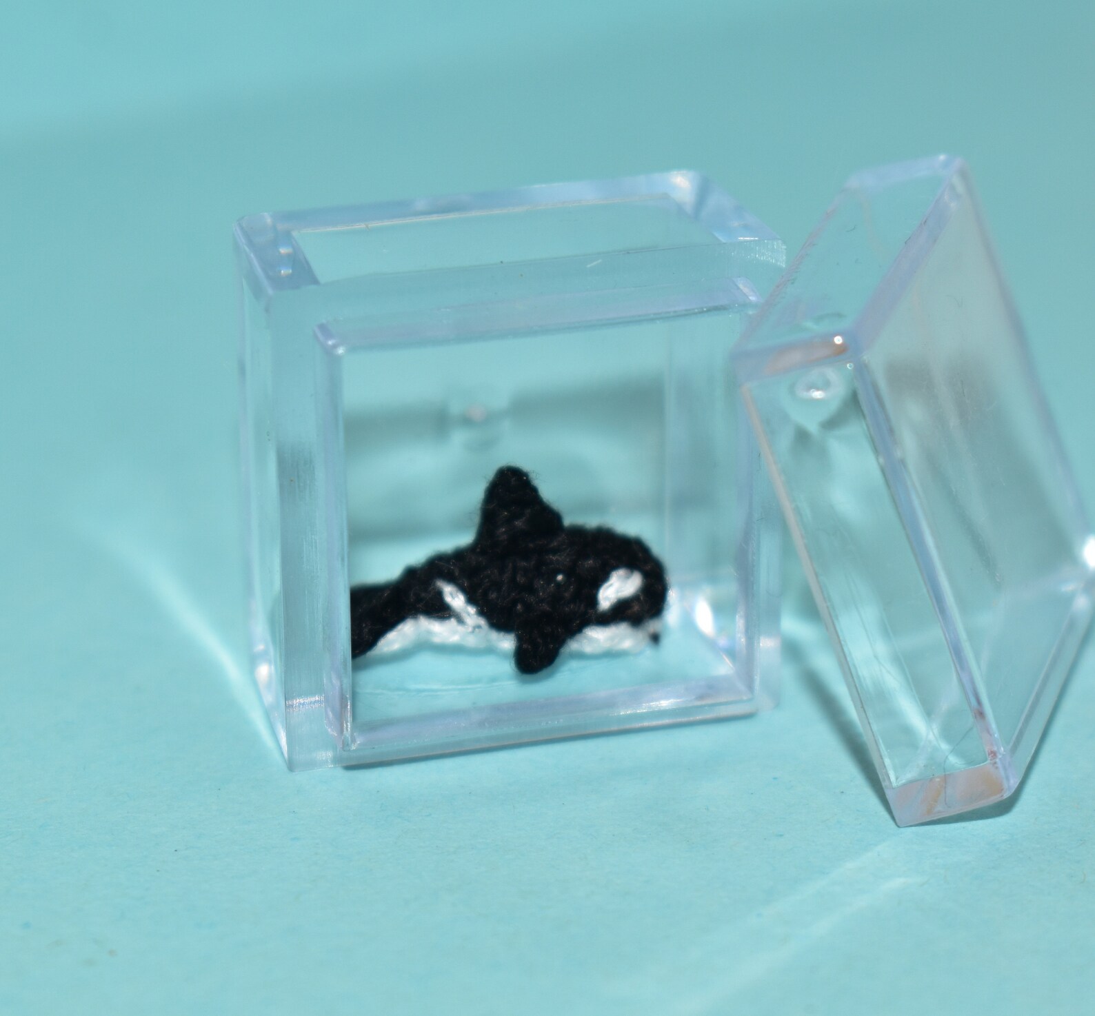 Micro Orca - Miniature Killer Whale Dollhouse Crochet Orca Whale ...