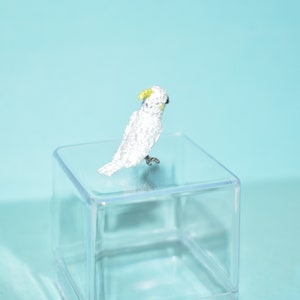 Miniature Cockatoo Parrot - Miniature Cockatoo Dollhouse Parrot ...