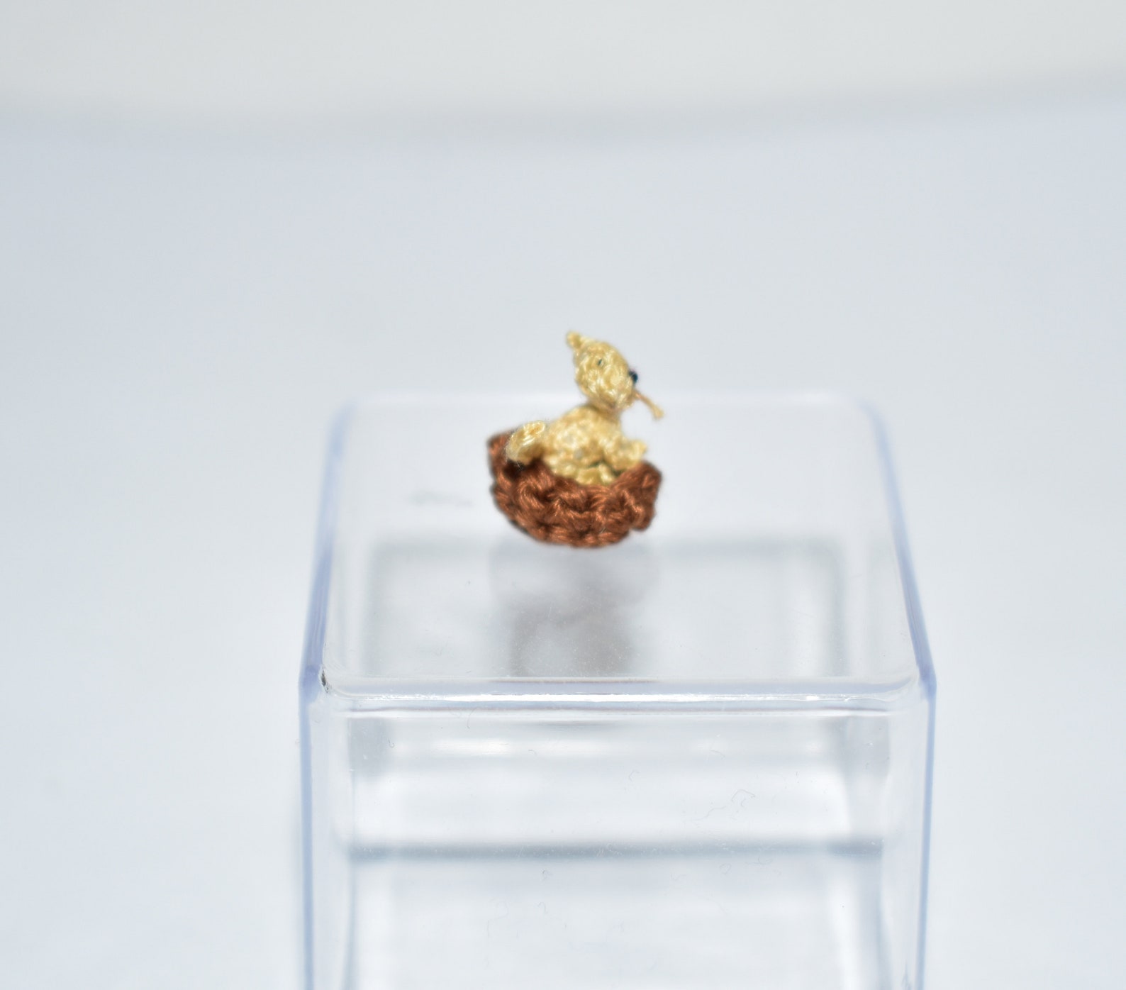 Extremely Micro Cat (10mm) Tiny Crochet Cat Amigurumi - Dollhouse Toy ...