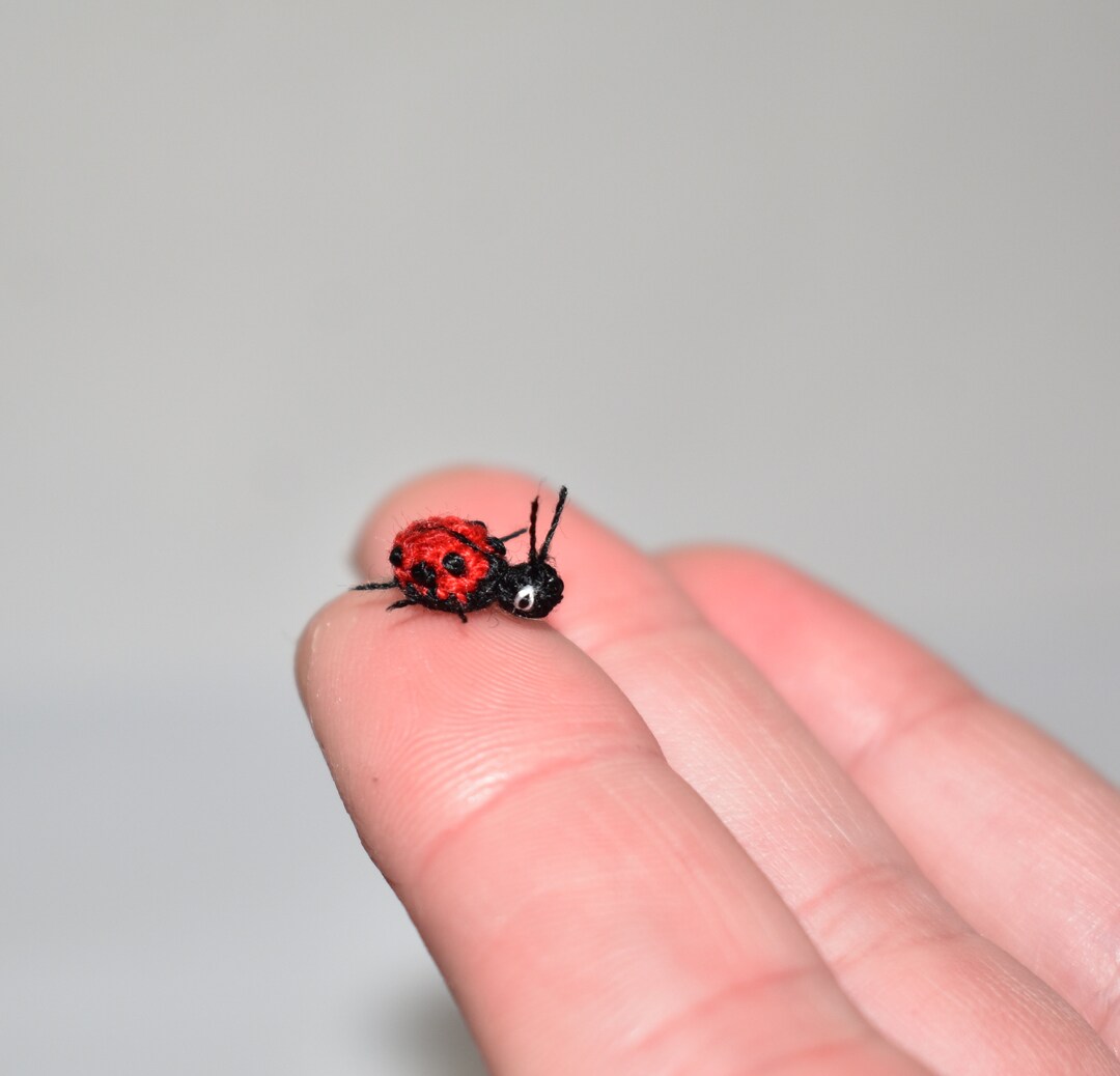 Miniature Ladybug Micro Ladybug Crochet Ladybug Miniature Ladybird ...