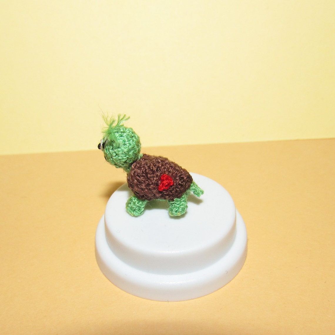 Miniature Turtle Tiny Micro Tortoise Miniature Crochet Turtle Amigurumi ...