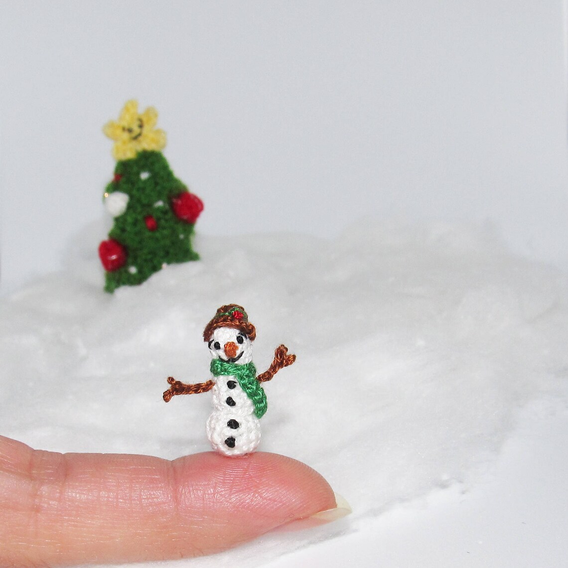 Miniature Snowman Micro Snowman Dollhouse Miniatures Tiny - Etsy New ...