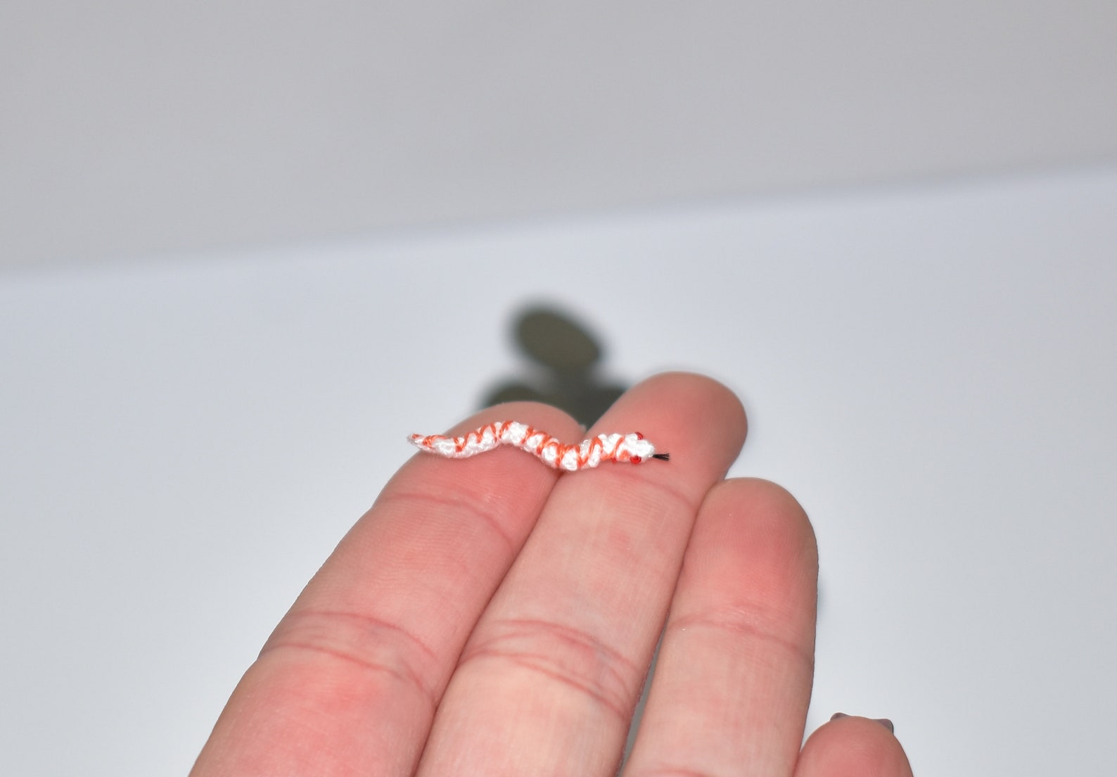 Miniature Snake Tiny Micro Crochet Snakes Miniature Terrarium Animals ...