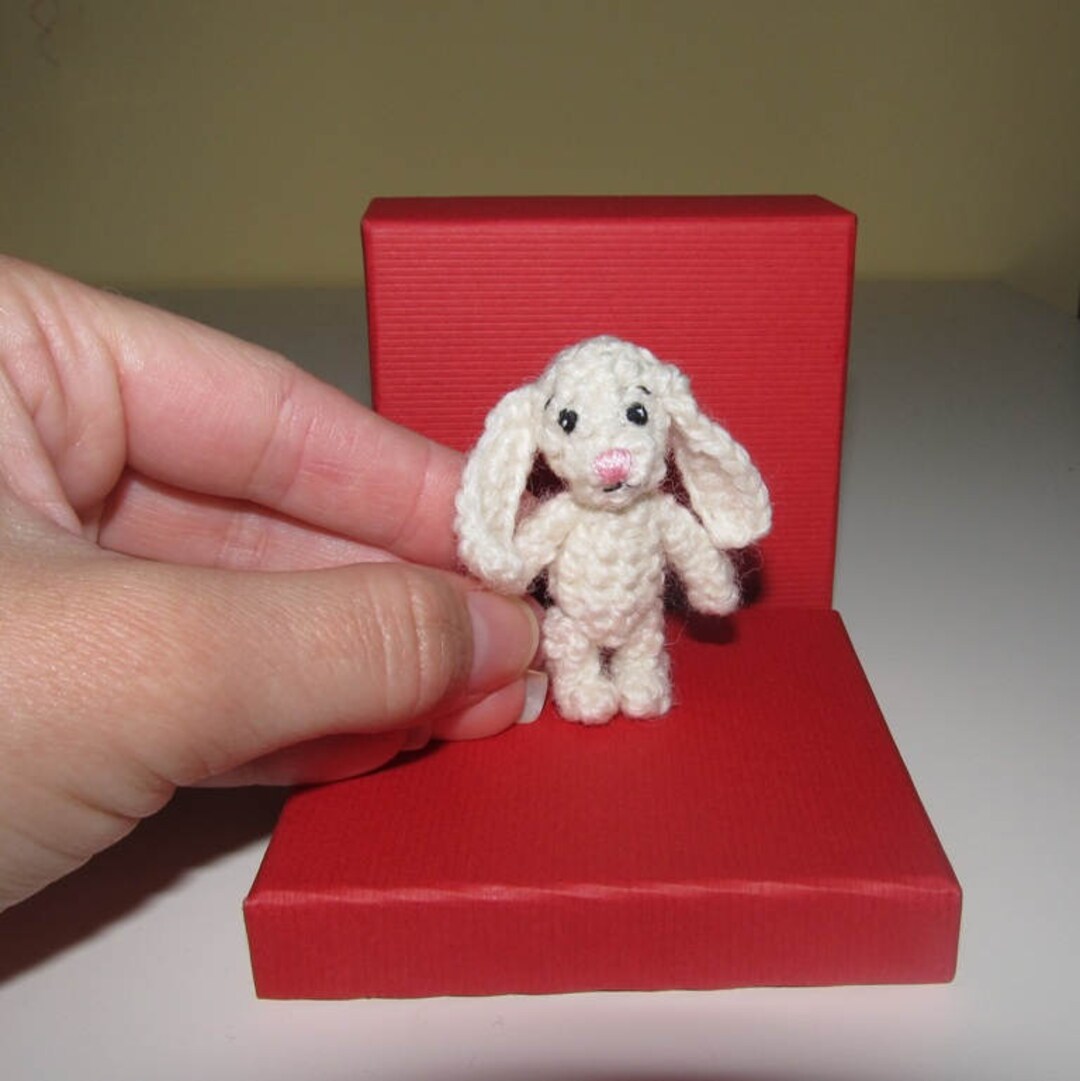 Miniature Rabbit Toy Small Crochet Rabbit Stuffed Animal Toy Amigurumi ...