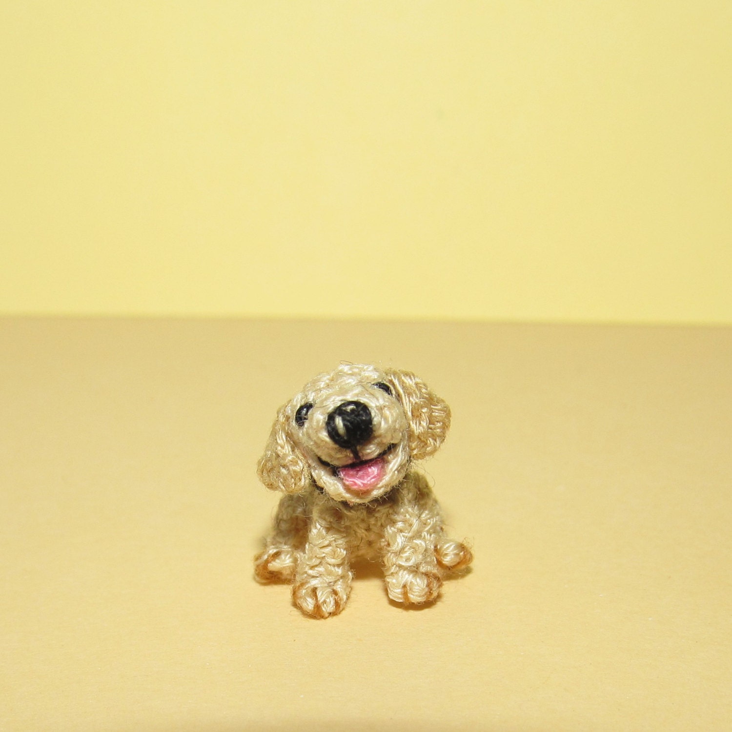 Miniature Labrador Puppy Toy Micro Dog Tiny Dollhouse Stuffed - Etsy