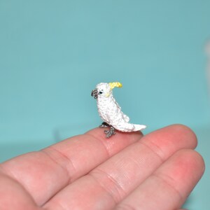 Miniature Cockatoo Parrot - Miniature Cockatoo Dollhouse Parrot ...