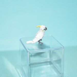 Miniature Cockatoo Parrot - Miniature Cockatoo Dollhouse Parrot ...
