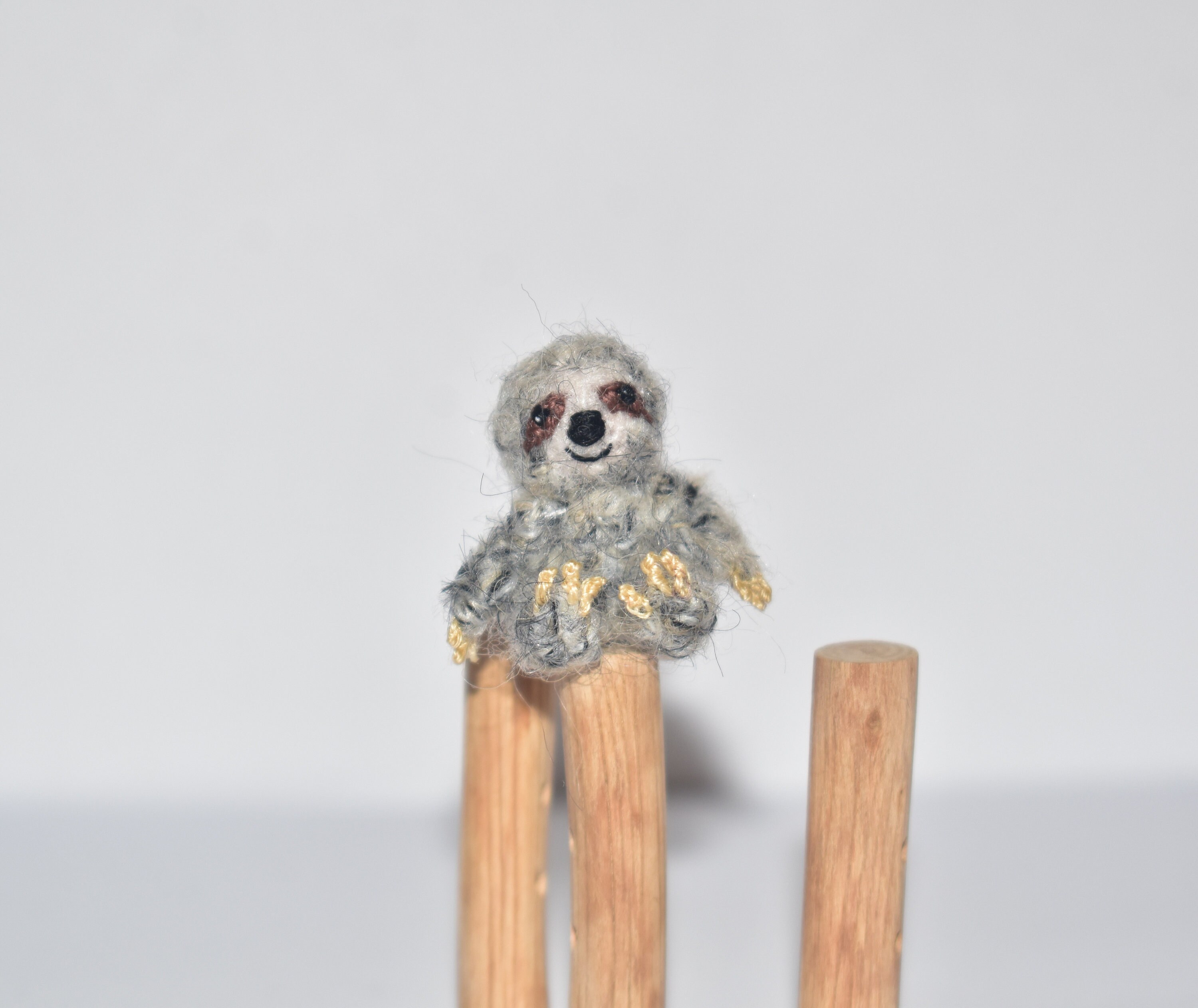 Miniature Crochet Sloth Amigurumi Sloth Micro Sloth - Etsy