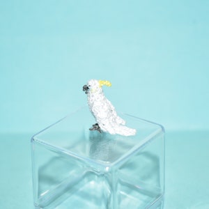 Miniature Cockatoo Parrot - Miniature Cockatoo Dollhouse Parrot ...