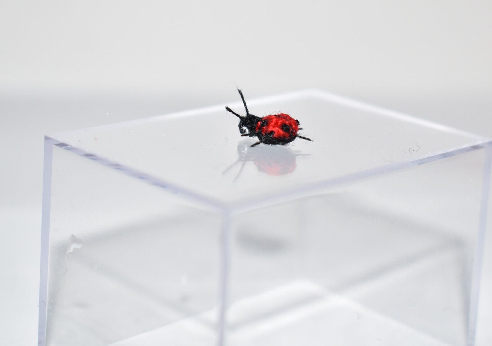 Miniature Ladybug Micro Ladybug Crochet Ladybug Miniature - Etsy