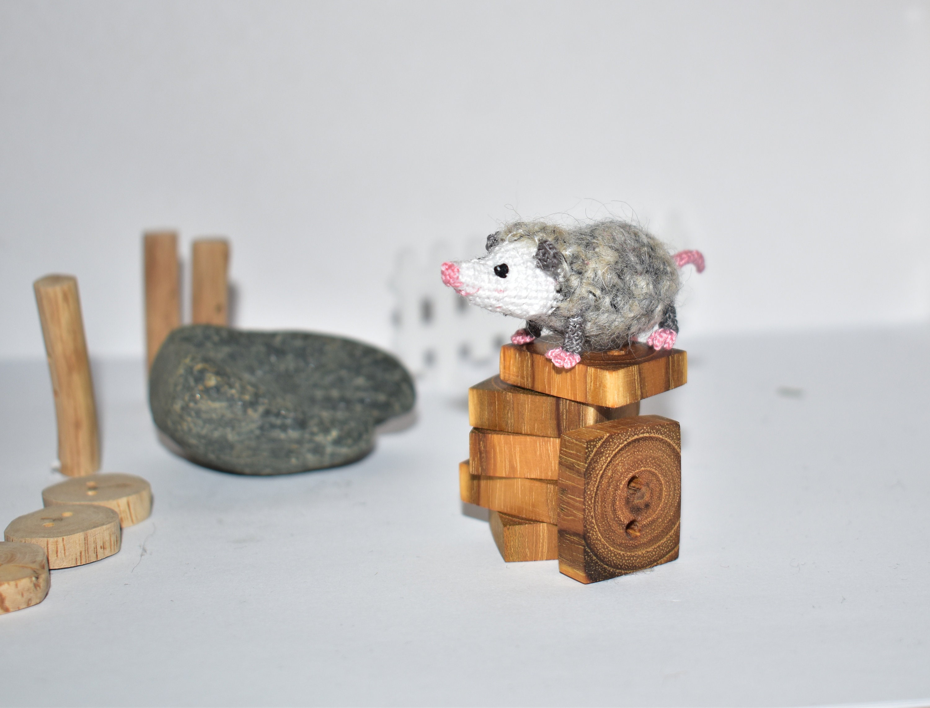 Miniature Opossum Gift Opossum Artist Miniature Ooak Opossum - Etsy UK