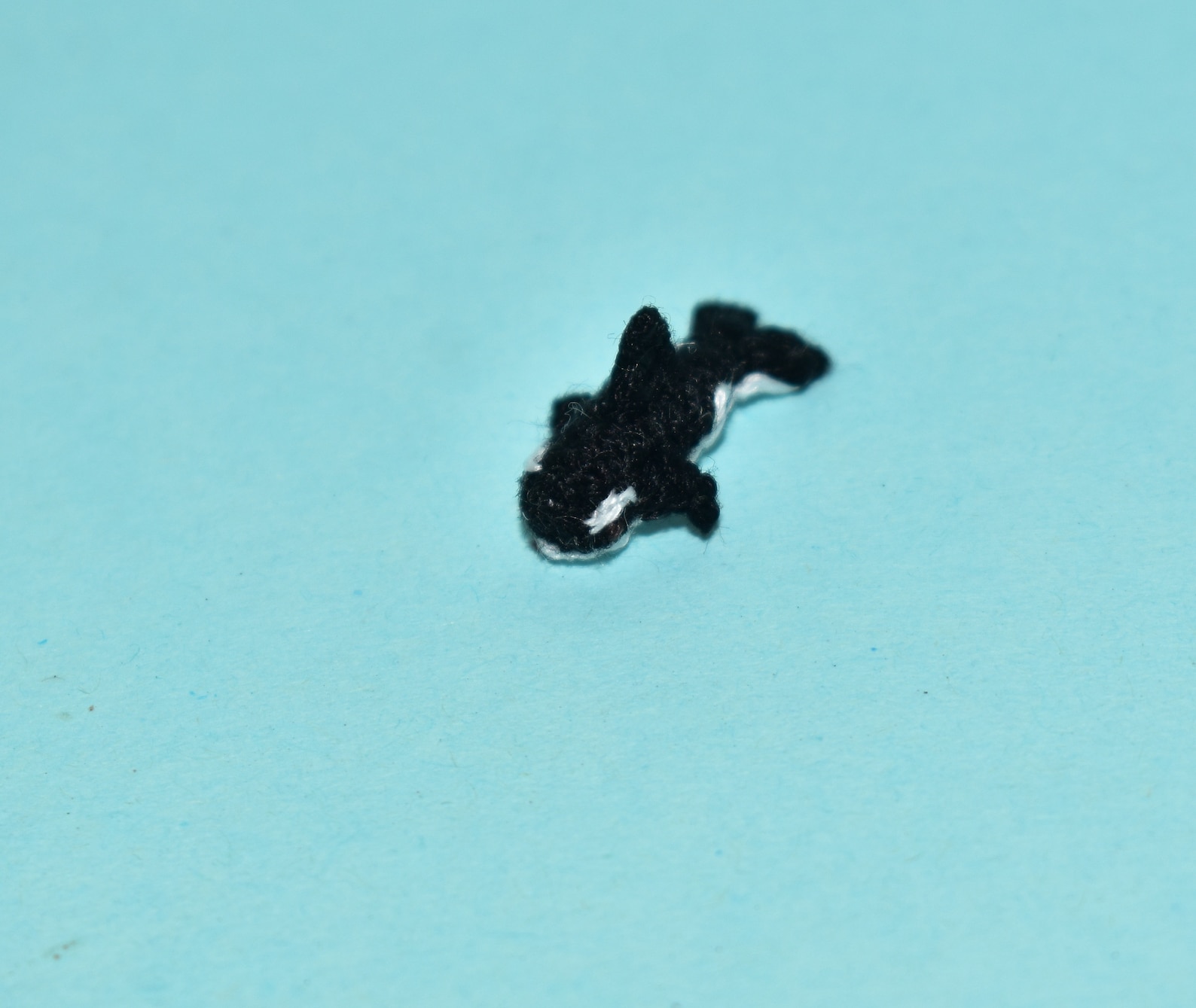 Micro Orca - Miniature Killer Whale Dollhouse Crochet Orca Whale ...