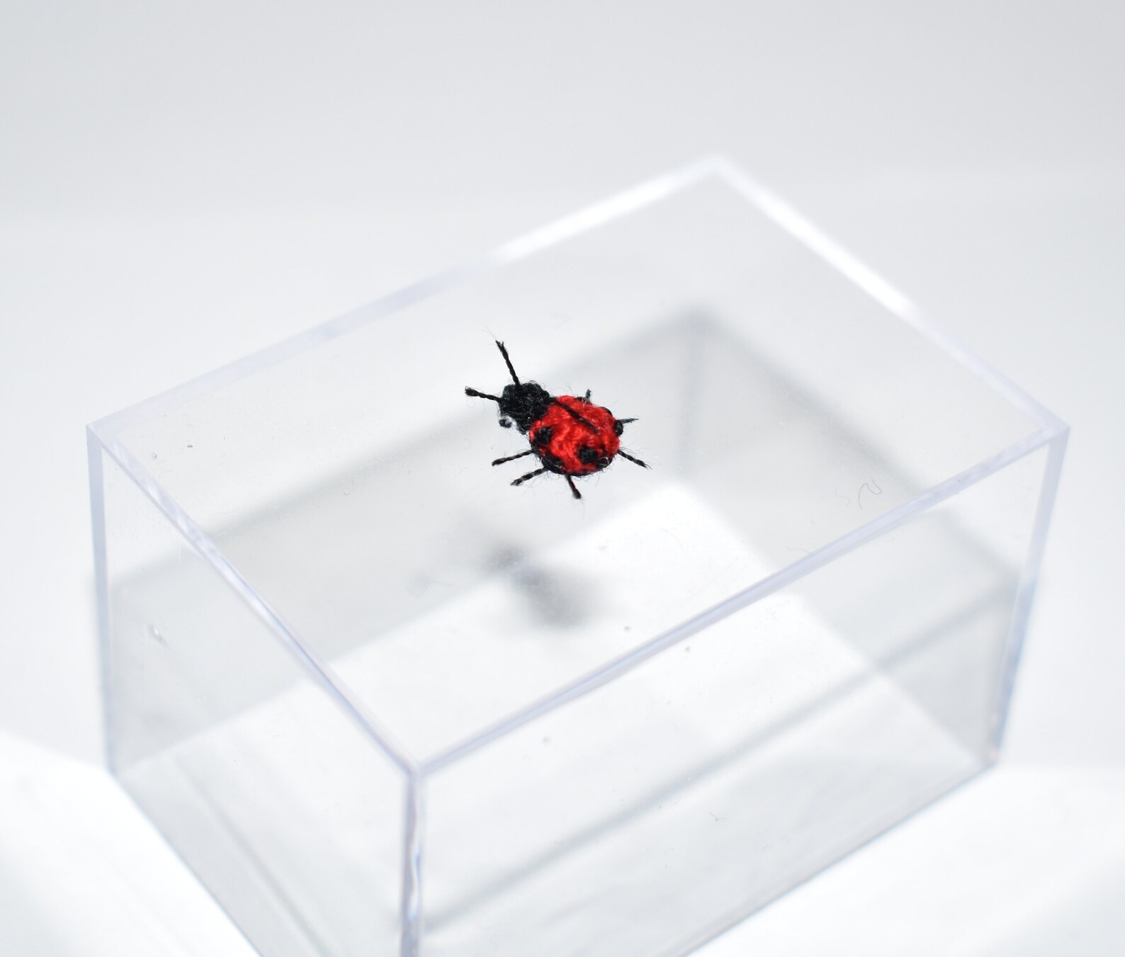 Miniature Ladybug Micro Ladybug Crochet Ladybug Miniature - Etsy