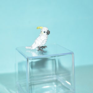Miniature Cockatoo Parrot - Miniature Cockatoo Dollhouse Parrot ...